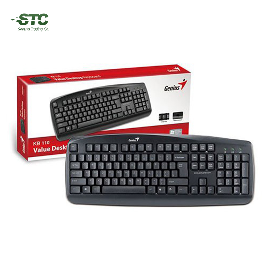 کیبورد جنیوس Genius KB-110 - فروشگاه اینترنتی سورنا آی تی